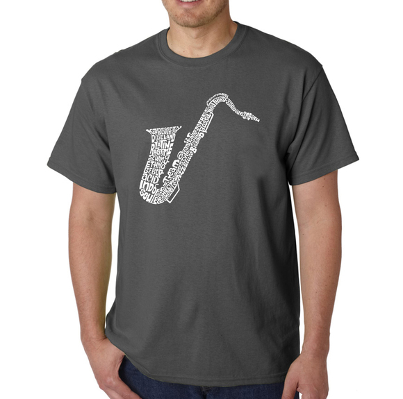 LA Pop Art | Shirts | Mens Word Art Tshirt Sax | Poshmark